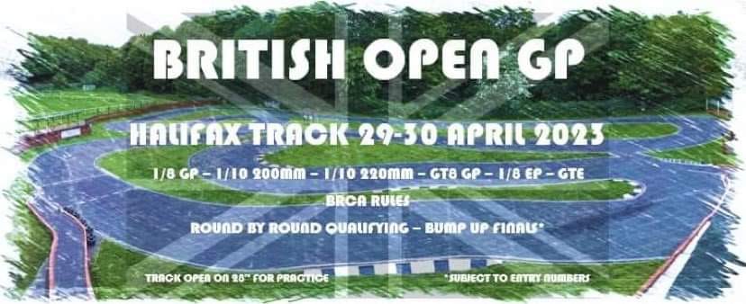 2025 EVENTS - 1/8 Circuit British National Championship - British Radio Car Association